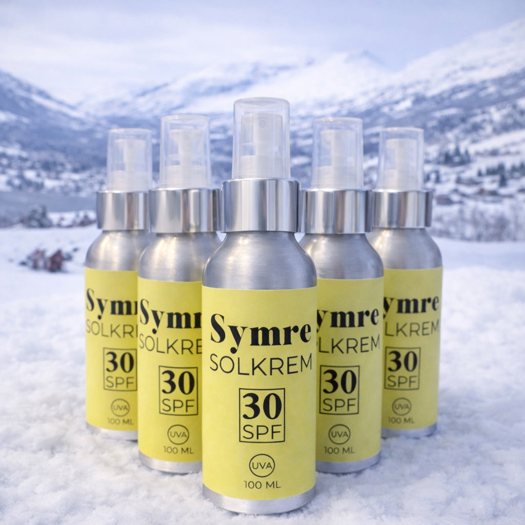 Solkrem SPF 30 med lavendel – 100 % naturleg – Symrehudkrem